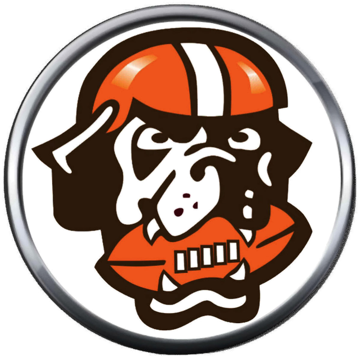 NFL Logo Cleveland Browns Dawg Pound Dog Football Fan Team Spirit 18MM ...