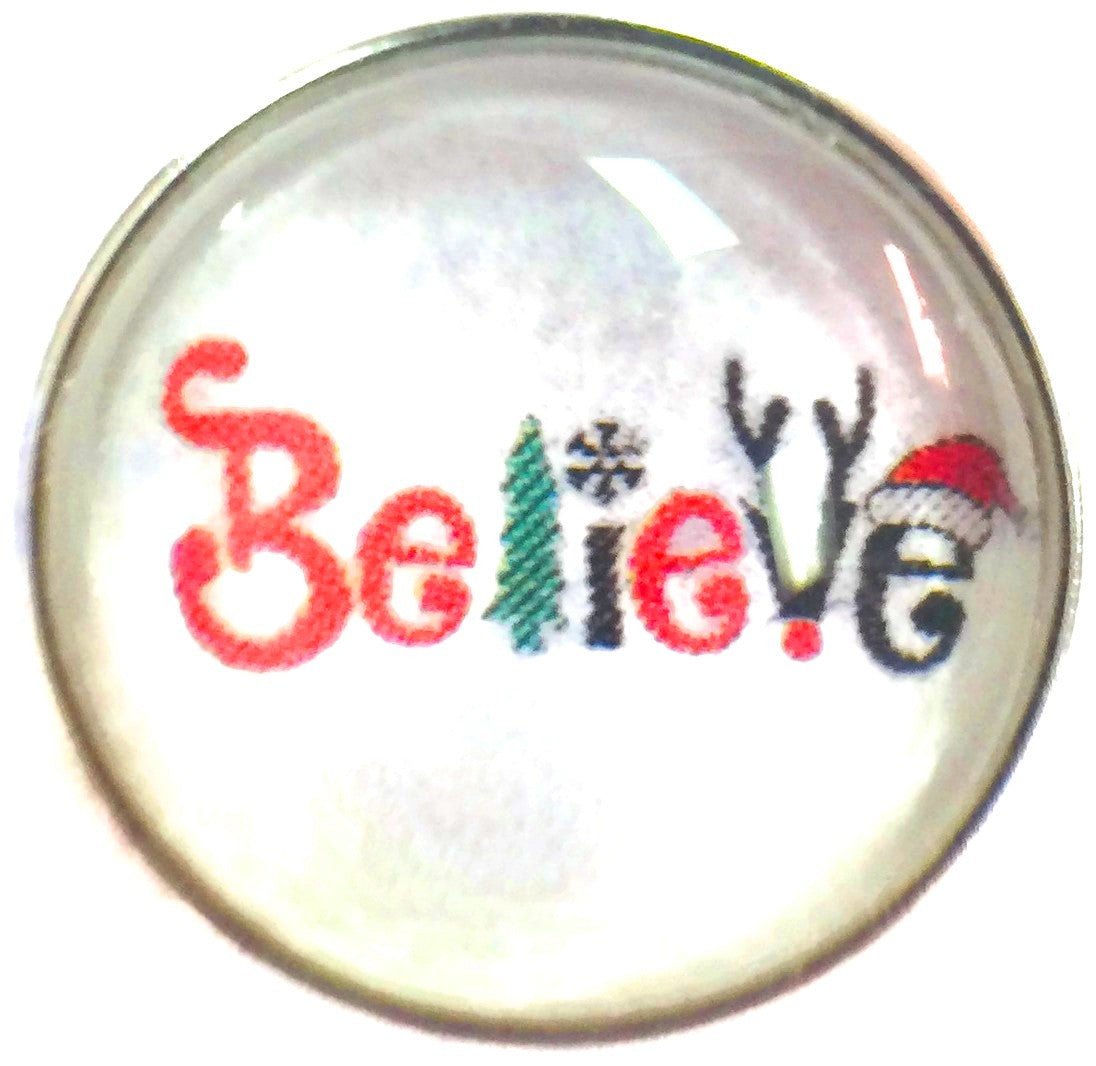 2 Christmas Holiday Snap Charms 18MM - 20MM Snap Charm for Snap Jewelr ...